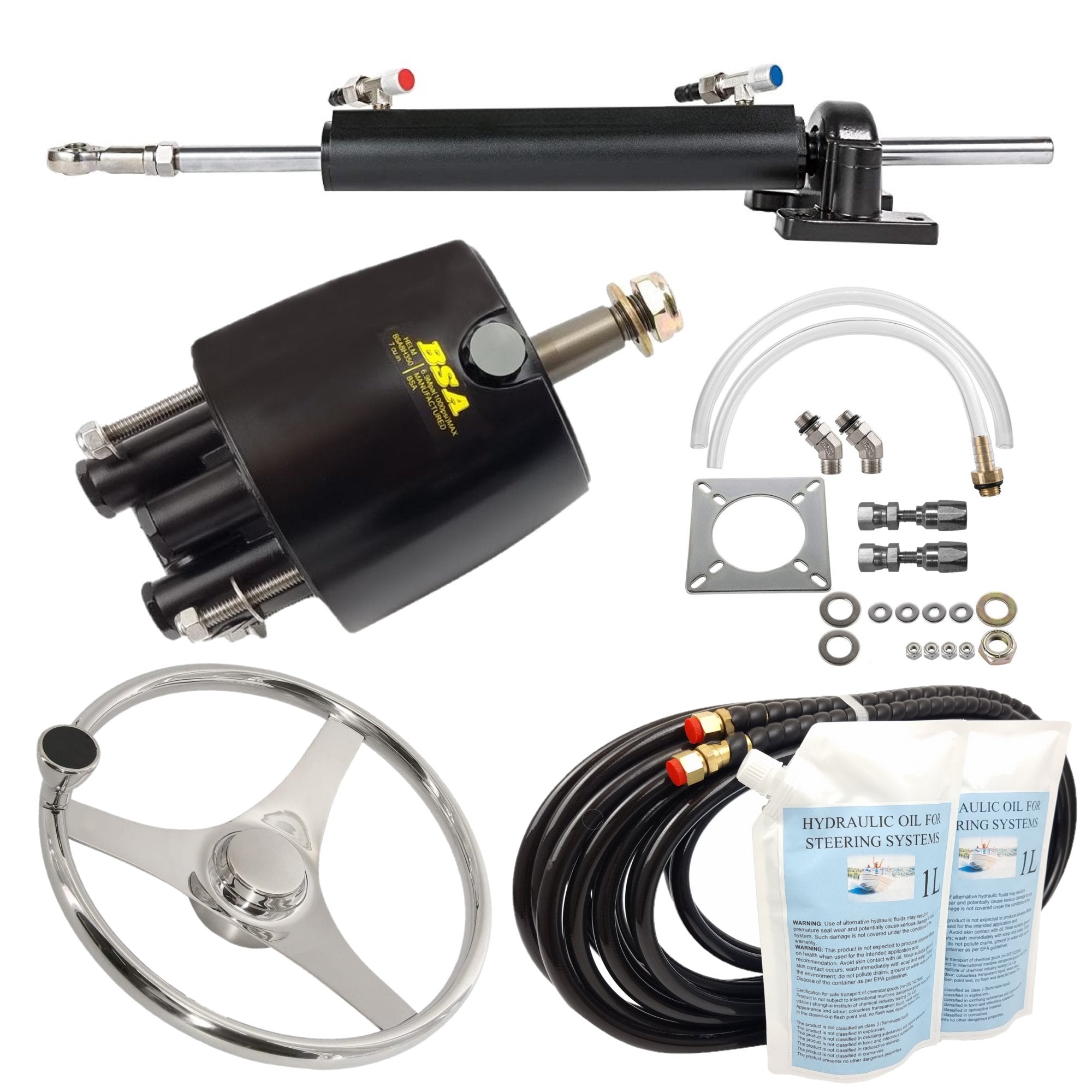 BSA Inboard Hydraulic Steering Kit — Boat Steering Australia