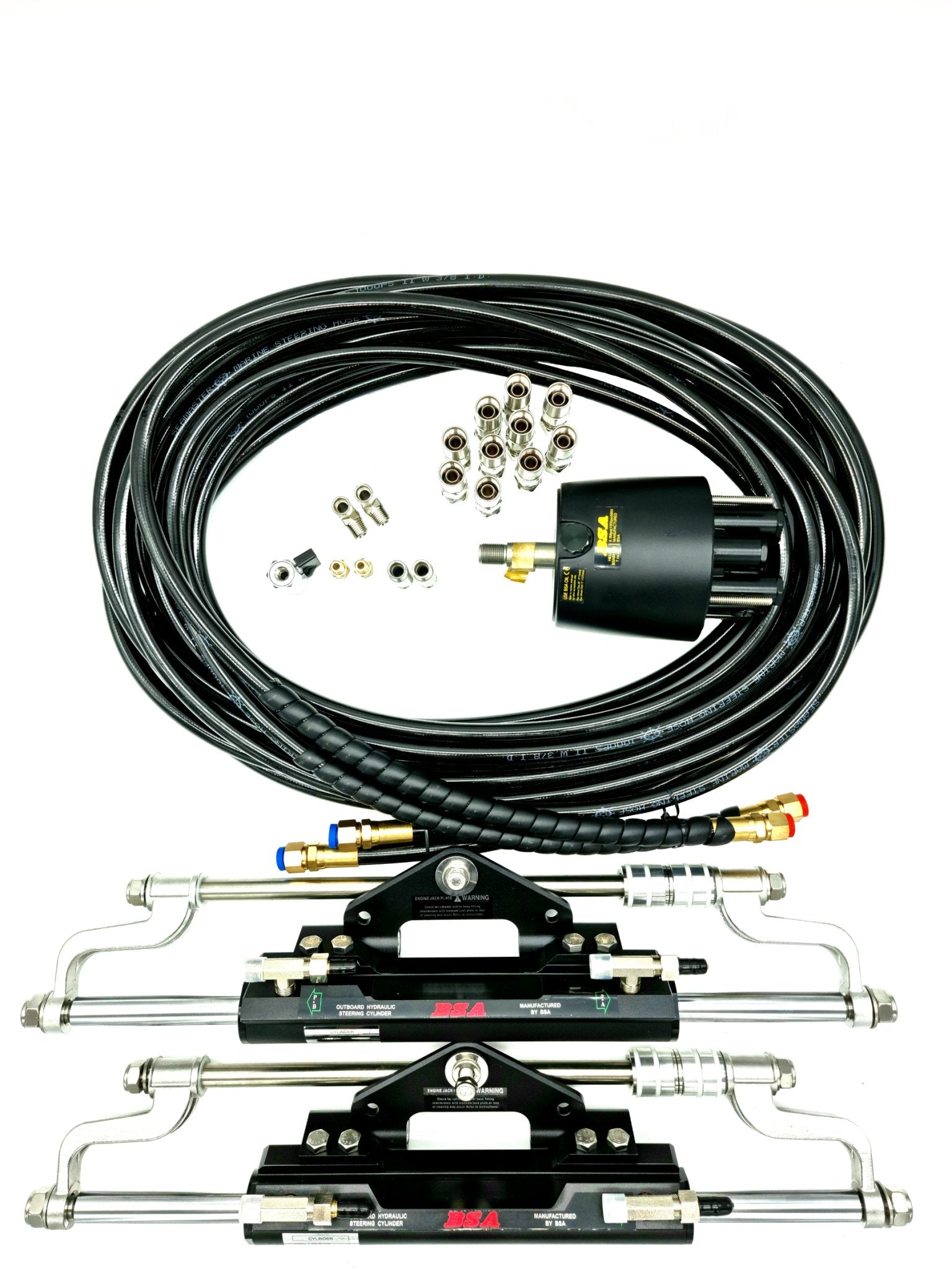 New BSA Hydraulic Outboard Motor Steering Kit — Boat Steering Australia